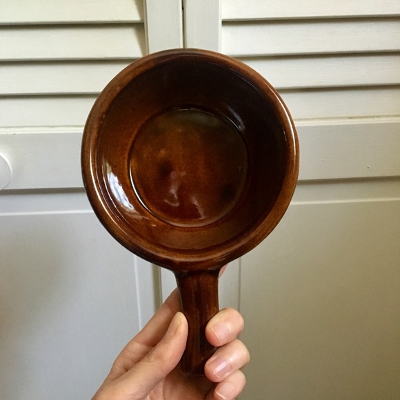 Vintage | Kitchen | Vintage 4 Set Brown Potterystoneware Soup Crocs ...